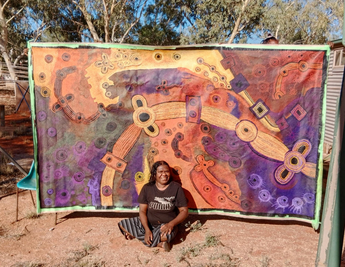 APY Lands Aboriginal Paintings: Tjukurpa Dreamings | Farquhar Art – Art ...
