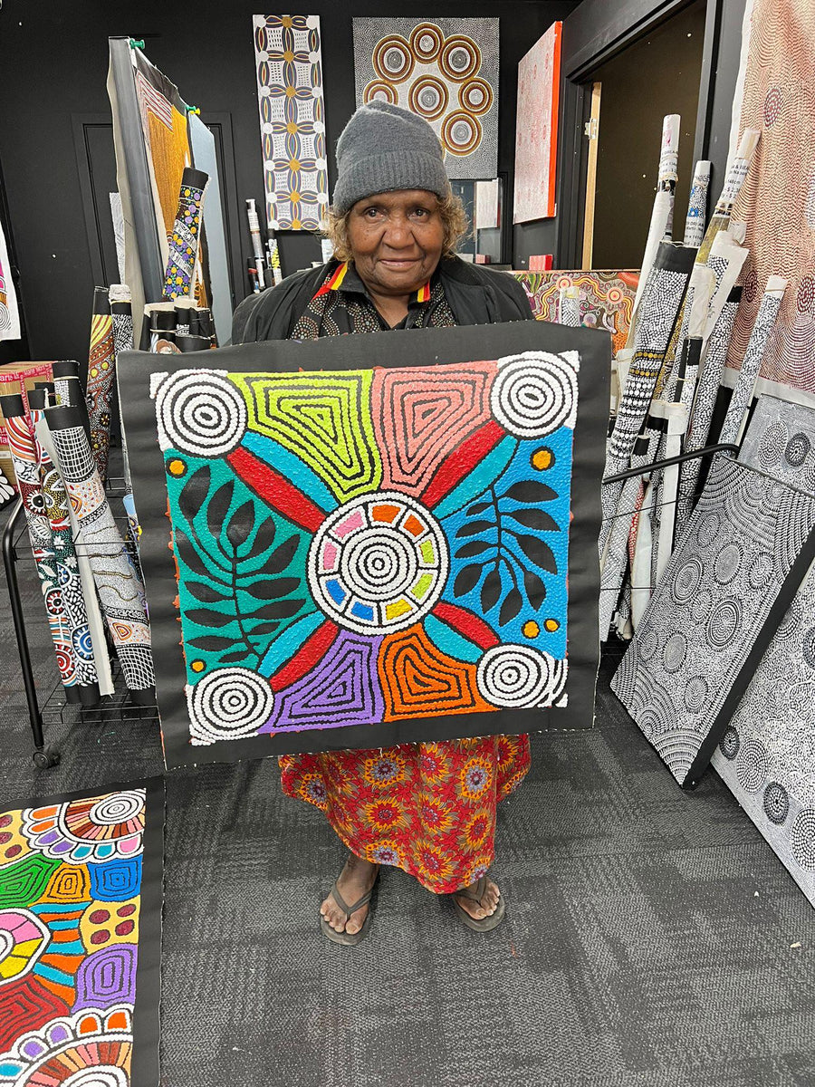 "Women's Body Painting" Debra Nangala McDonald 60cm x 60cm – Art by ...