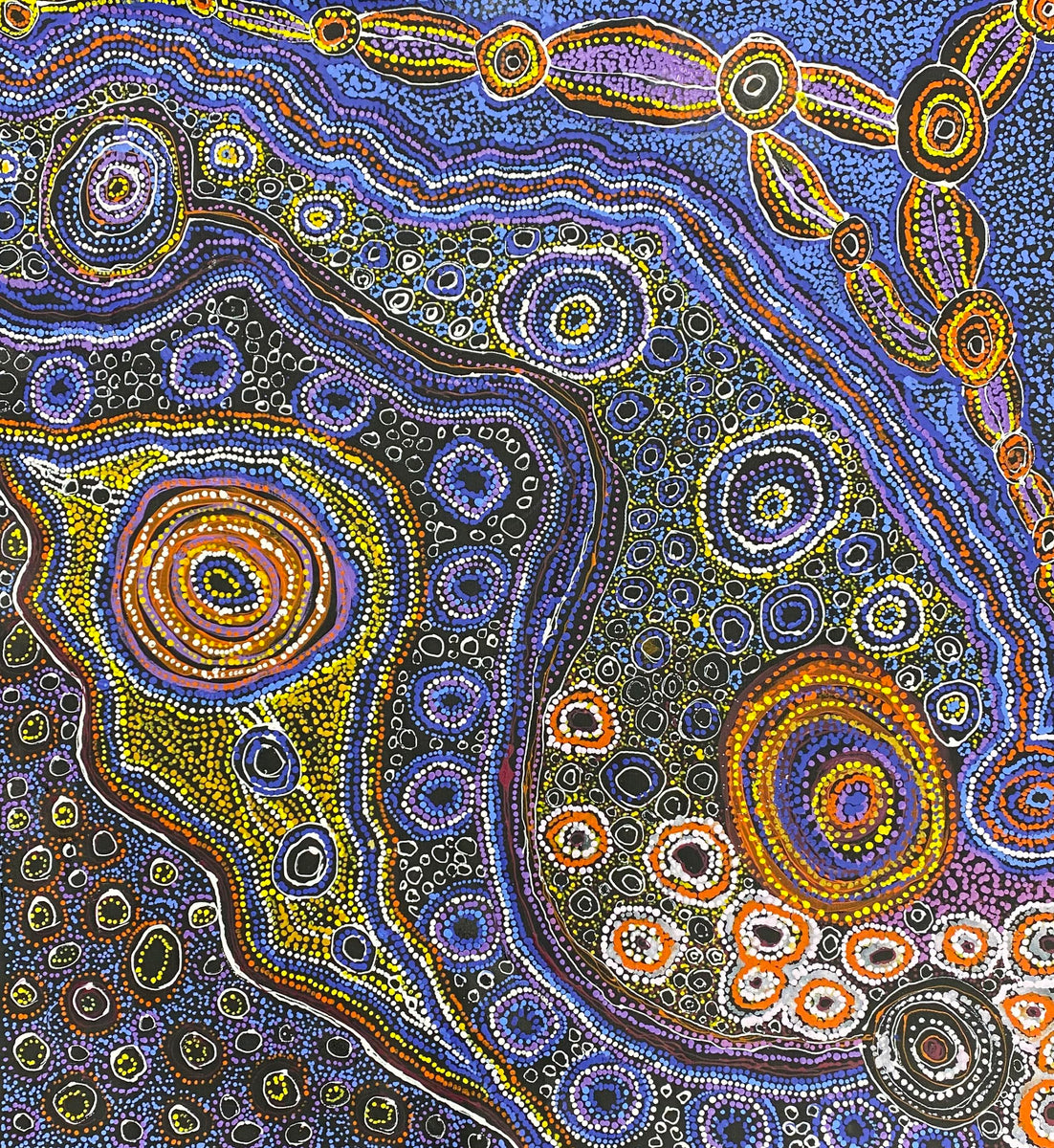 "Seven Sisters" Teresa Punami Mula Pimangka 99cm x 93cm – Art by Farquhar