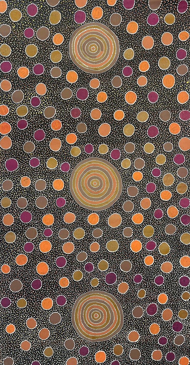 "My Country" Stephen Martin Pitjara 171cm x 90cm – Art by Farquhar