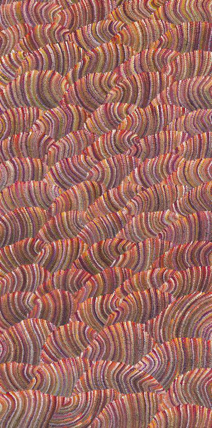 Maureen Nampijinpa Hudson "Sand Dunes (Vertical)" Print – Art by Farquhar