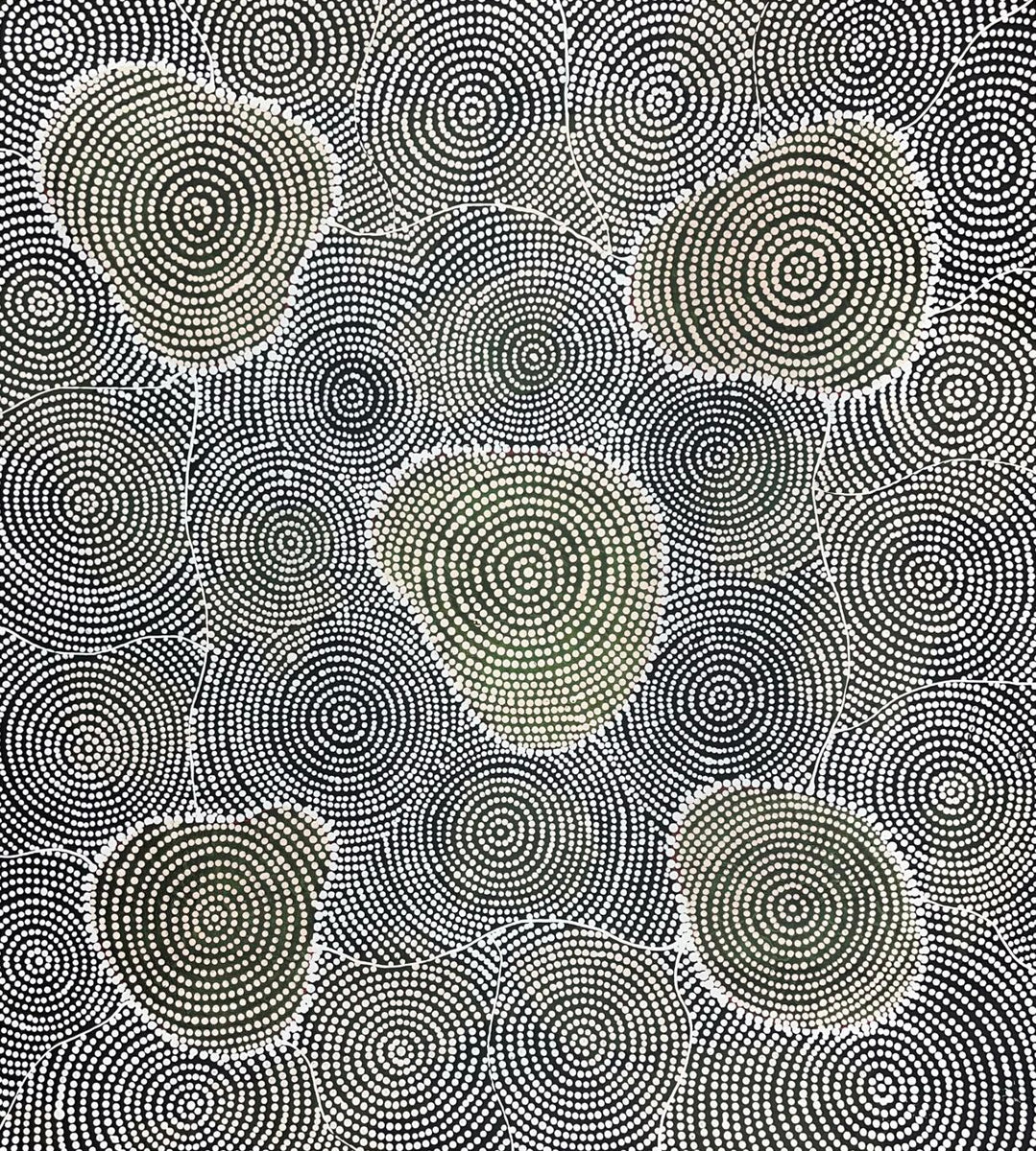 "Bush Onion" Alison Daniels 70cm x 77cm – Art by Farquhar
