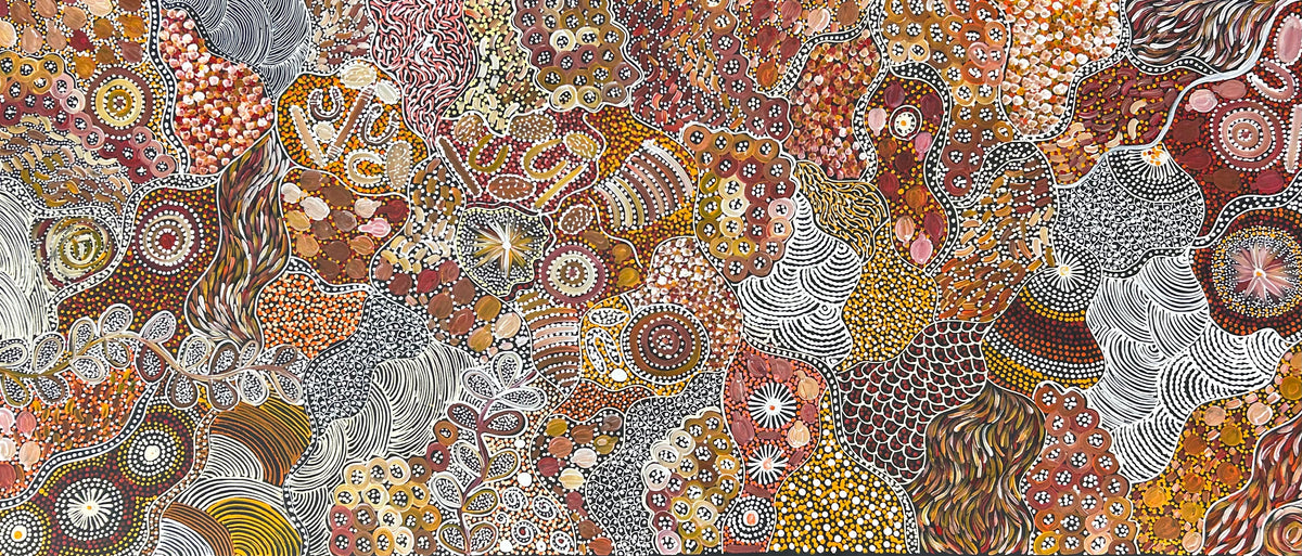 My Country Utopia Painting by Janet Golder Kngwarreye | 201cm x 85cm ...