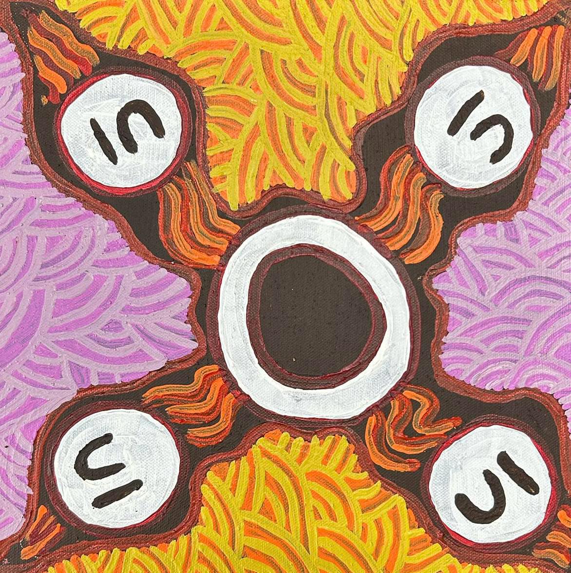 "My Country" Mona Lewis 30cm x 30cm – Art by Farquhar