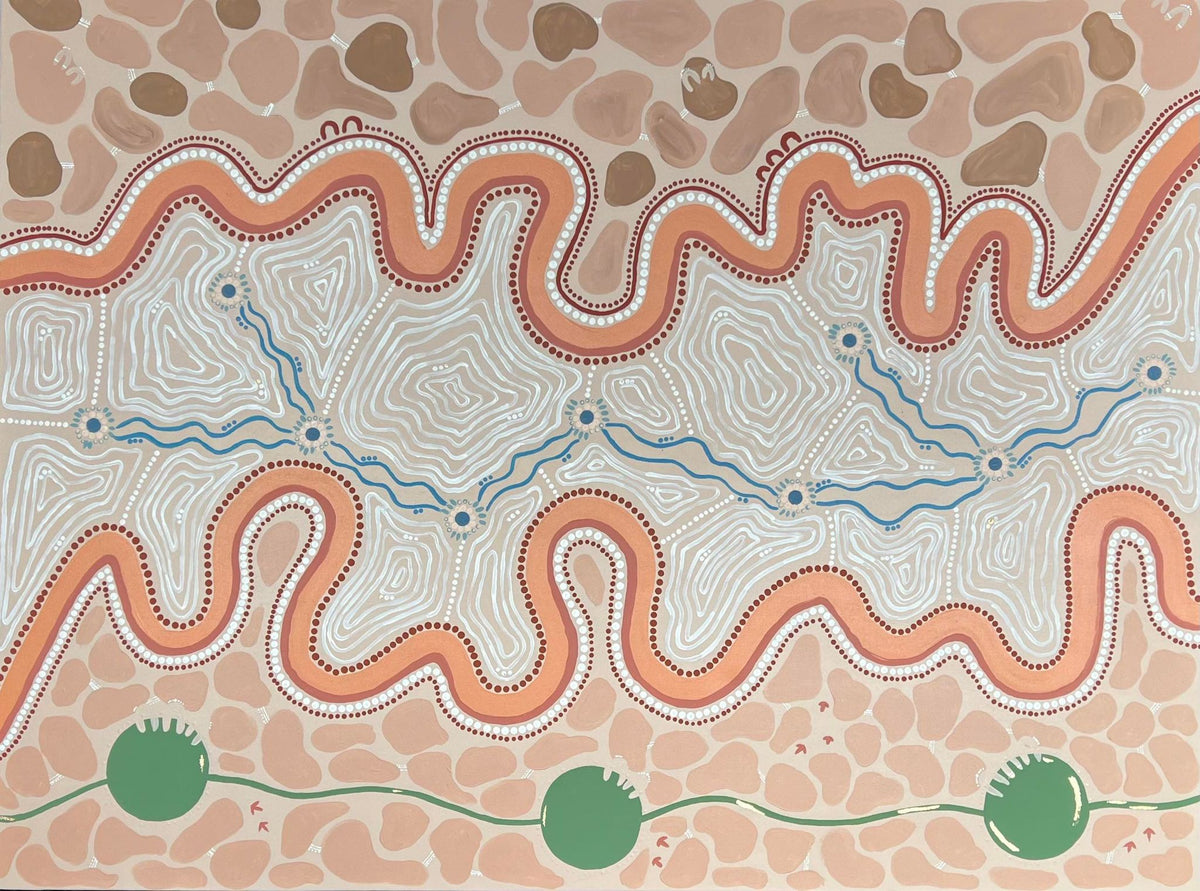 "Country" Teina Kingi 91cm x 122cm – Art by Farquhar