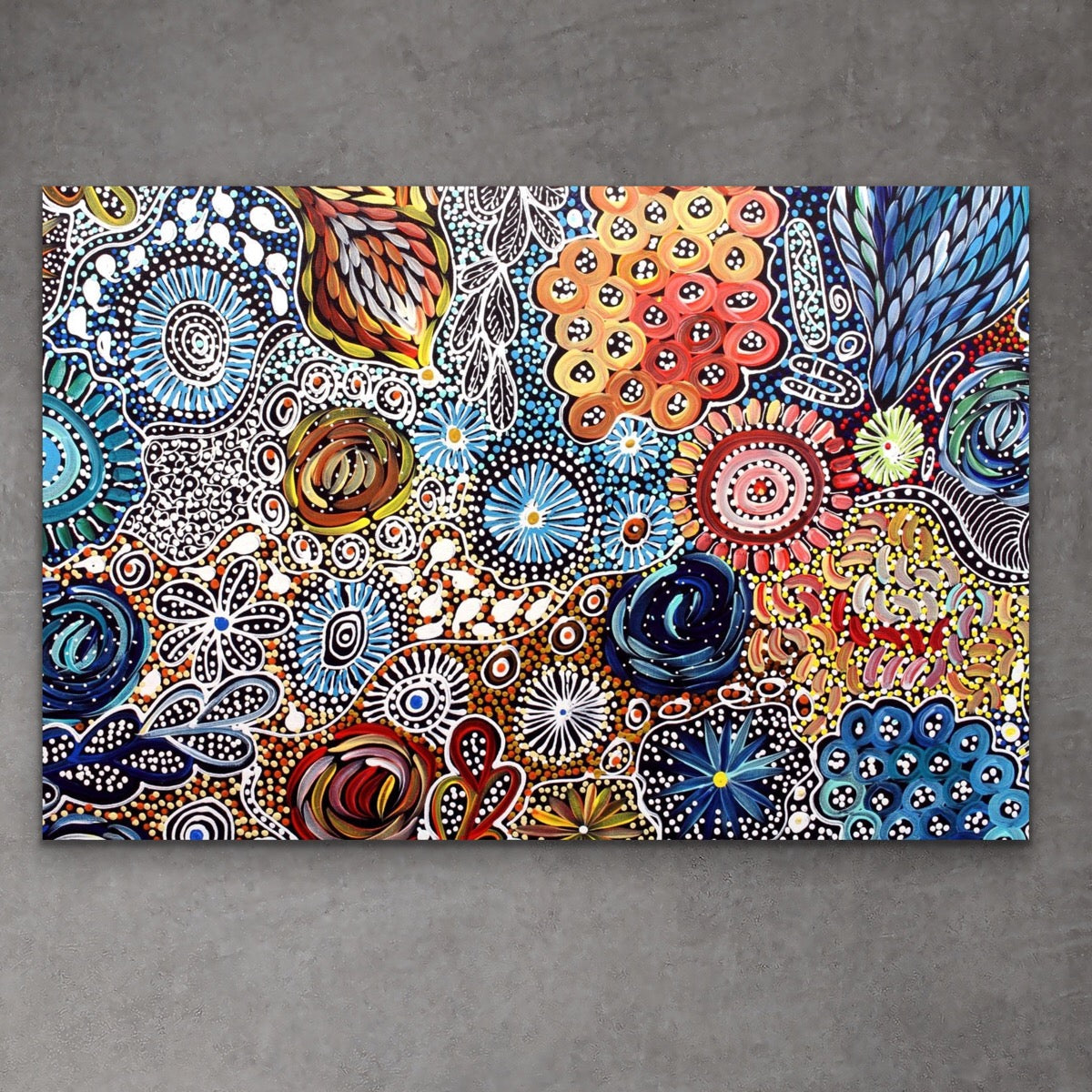 Utopia (Summer) by Janet Golder Kngwarreye Aboriginal Art Print – Art ...